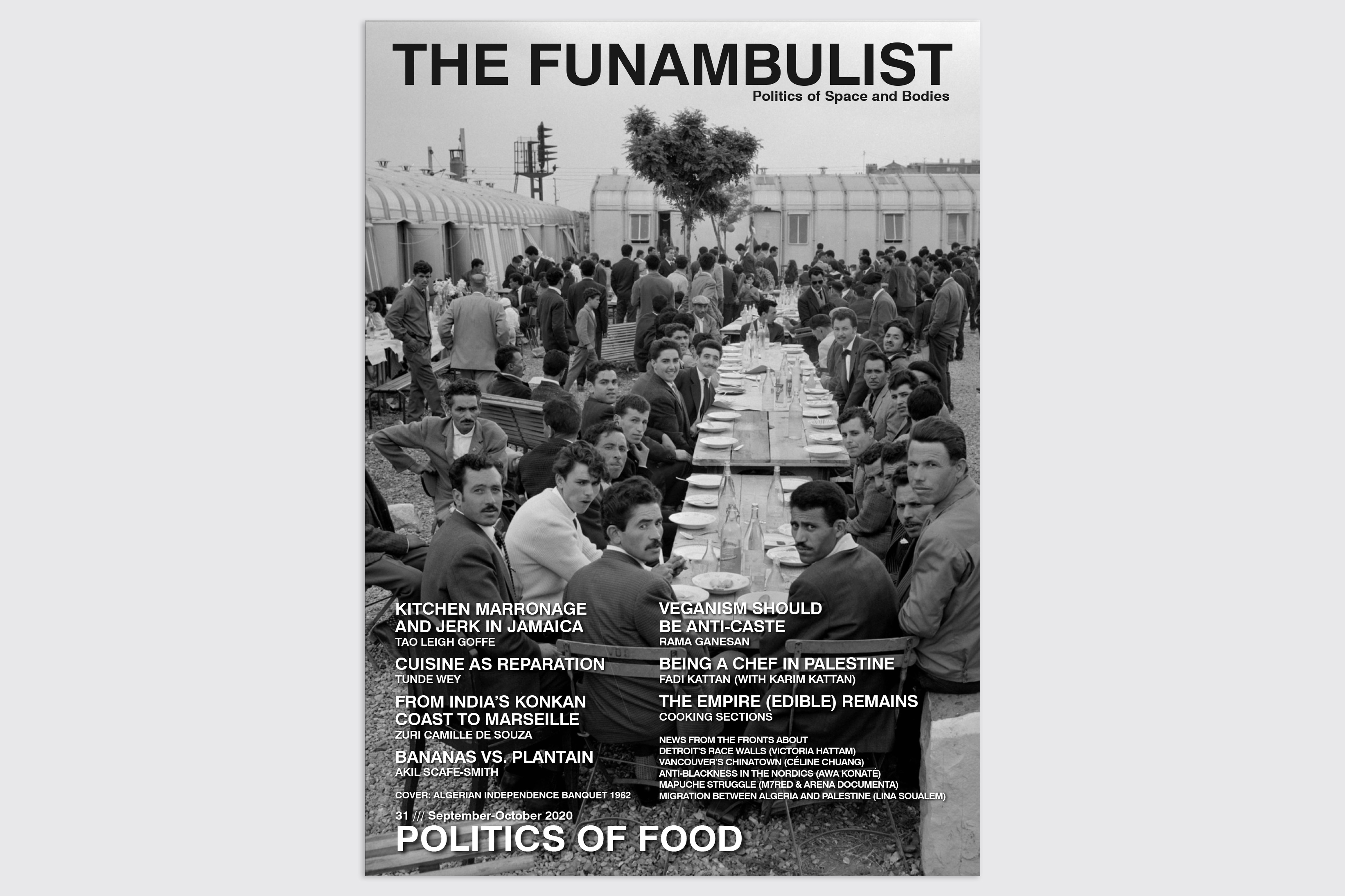 THE FUNAMBULIST ISSUE 31: POLITICS OF FOOD - BOOKSHOP LIBRARY